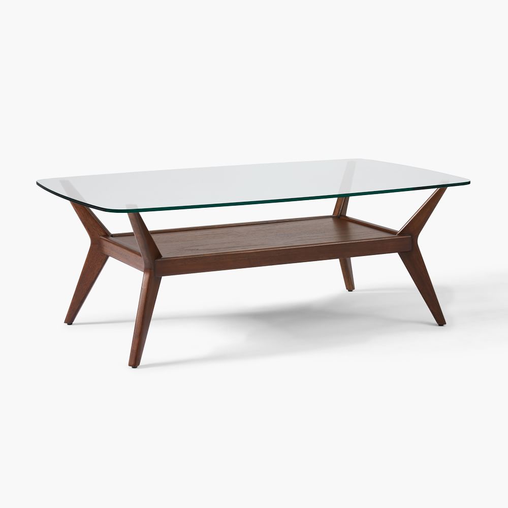Jensen Coffee Table Glass west elm United Kingdom